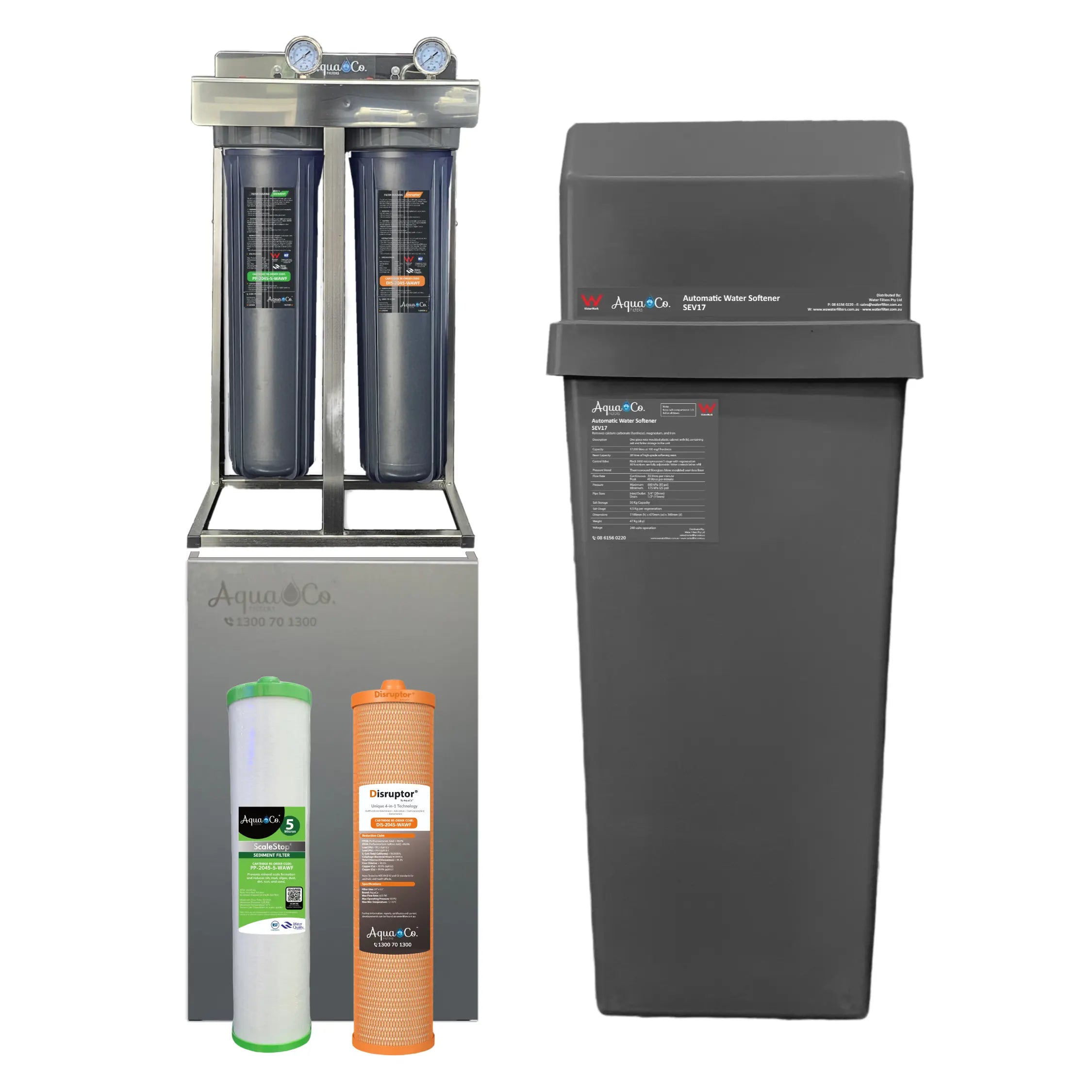 Water Softening Filter System SEV17 with Premium PFAS Pre-Filtration ...