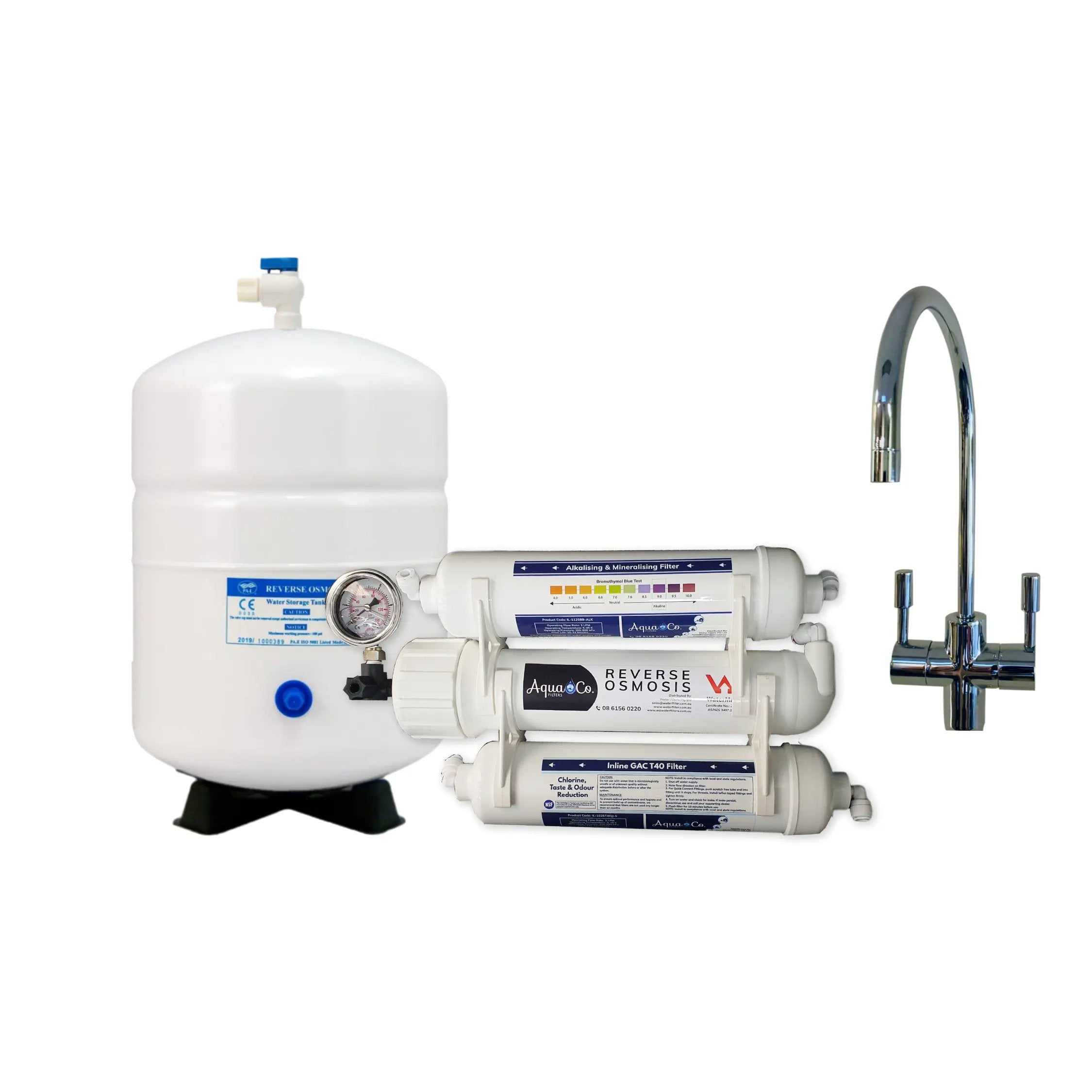 Aquaco Rocomp Compact Reverse Osmosis System With Dedicated Tap